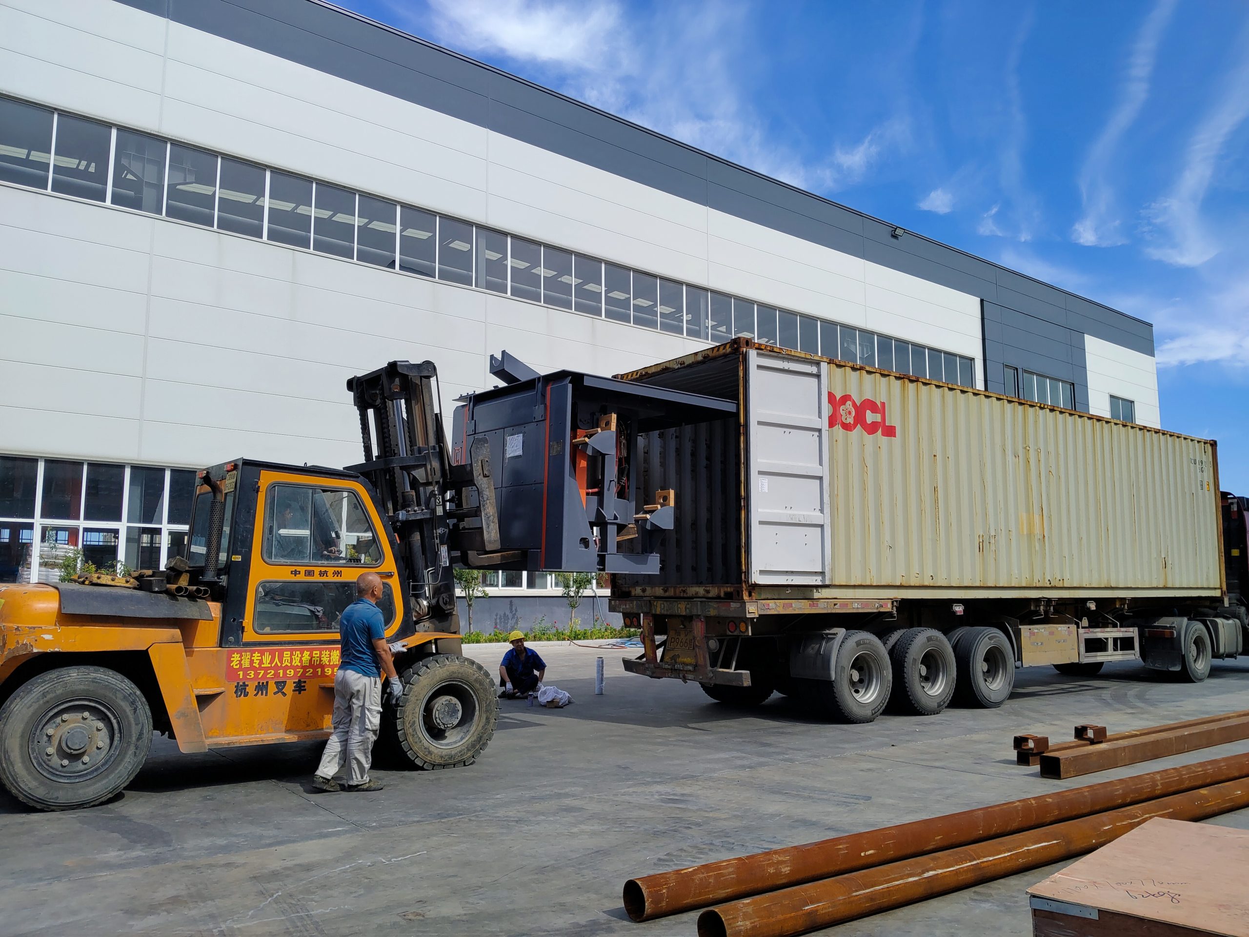 Shipment of 1 ton steel shell melting furnace ordered by Bangladesh ...